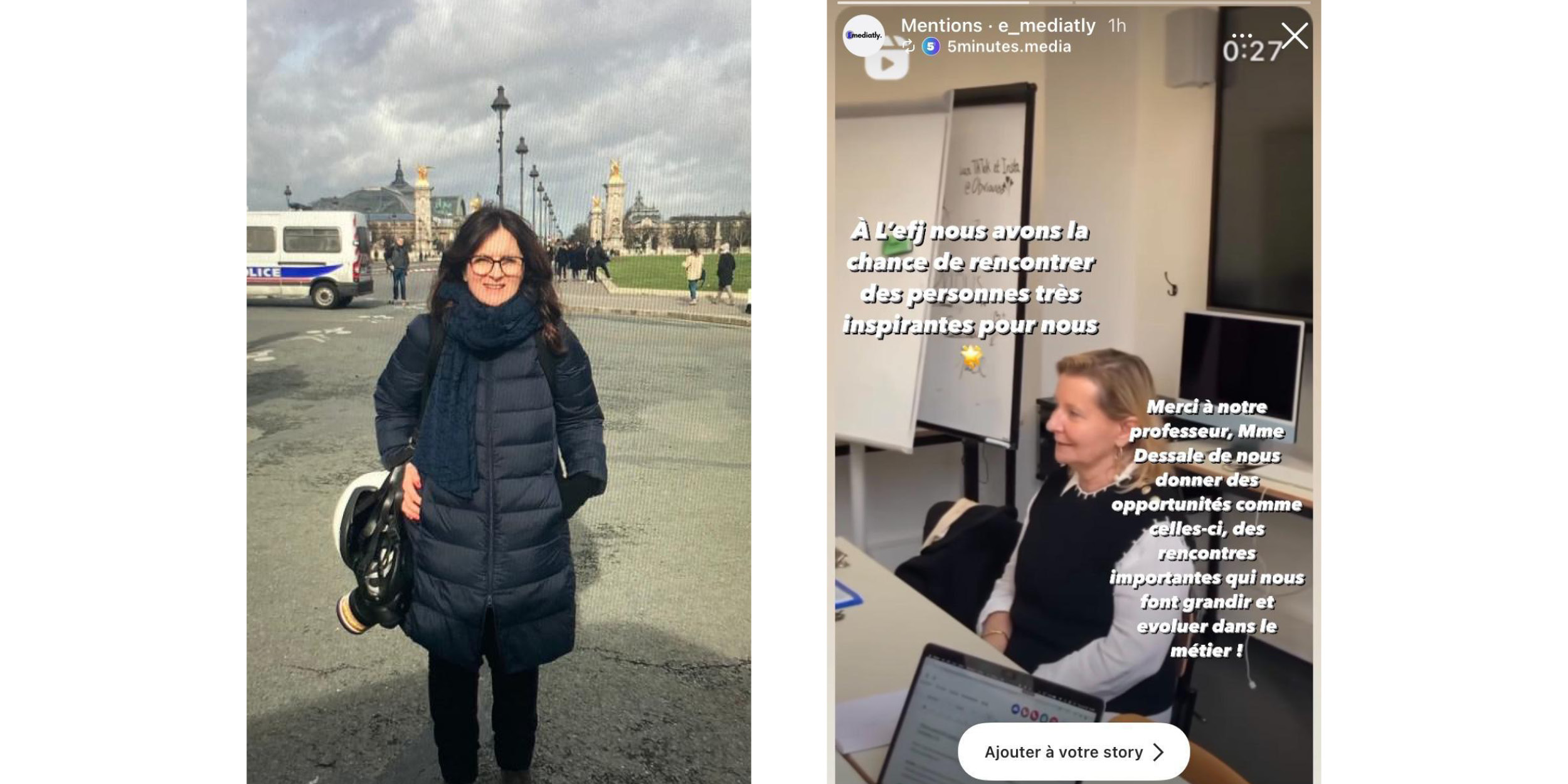 Ecole de Jounalisme EFJ | Rencontre avec Karine Dessale à Paris